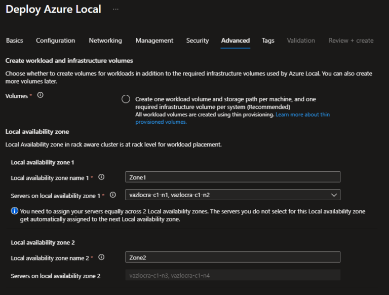 Deploy an Azure Local Rack Aware Cluster via the Azure Portal – Lee ...